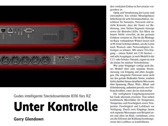 Test review on Expert Power Control 8041 - GUDE Systems