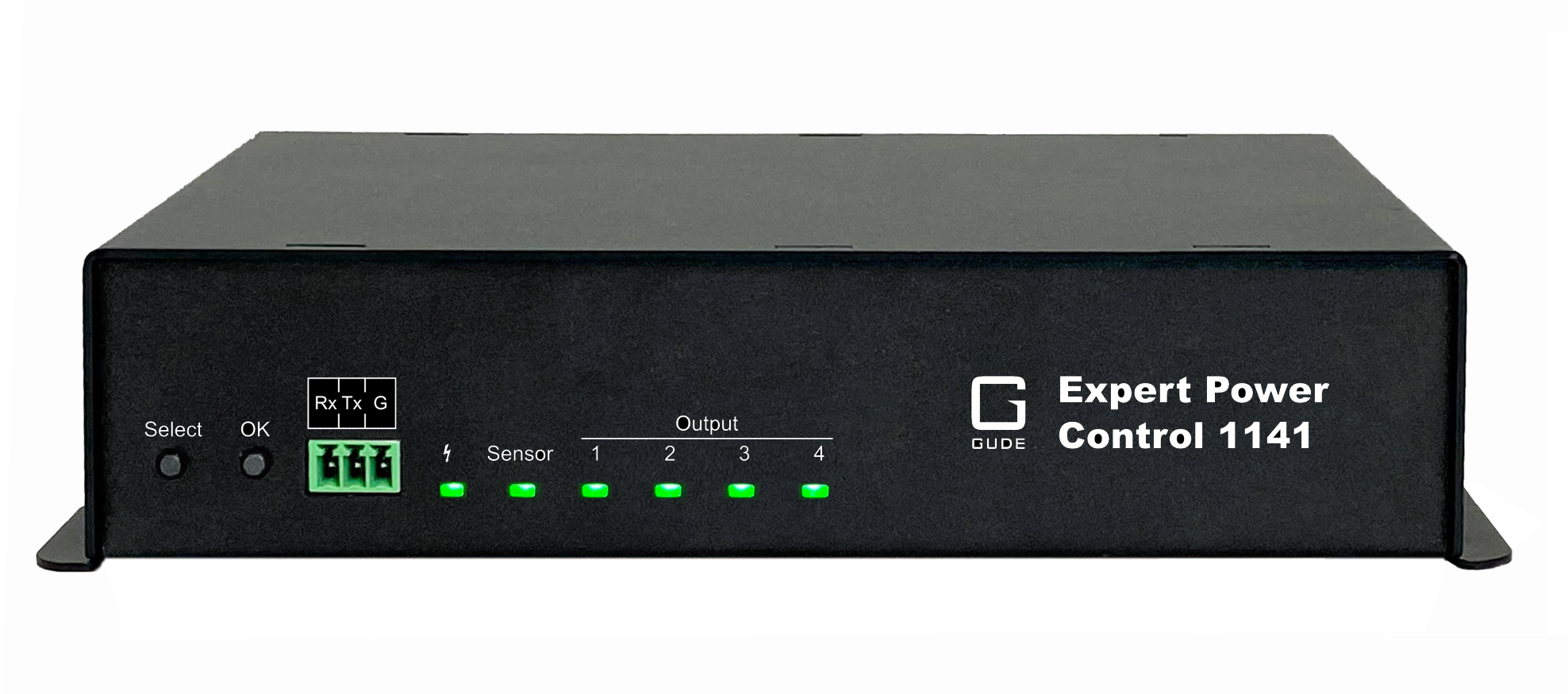 4-fold switched and metered PDU - GUDE Systems