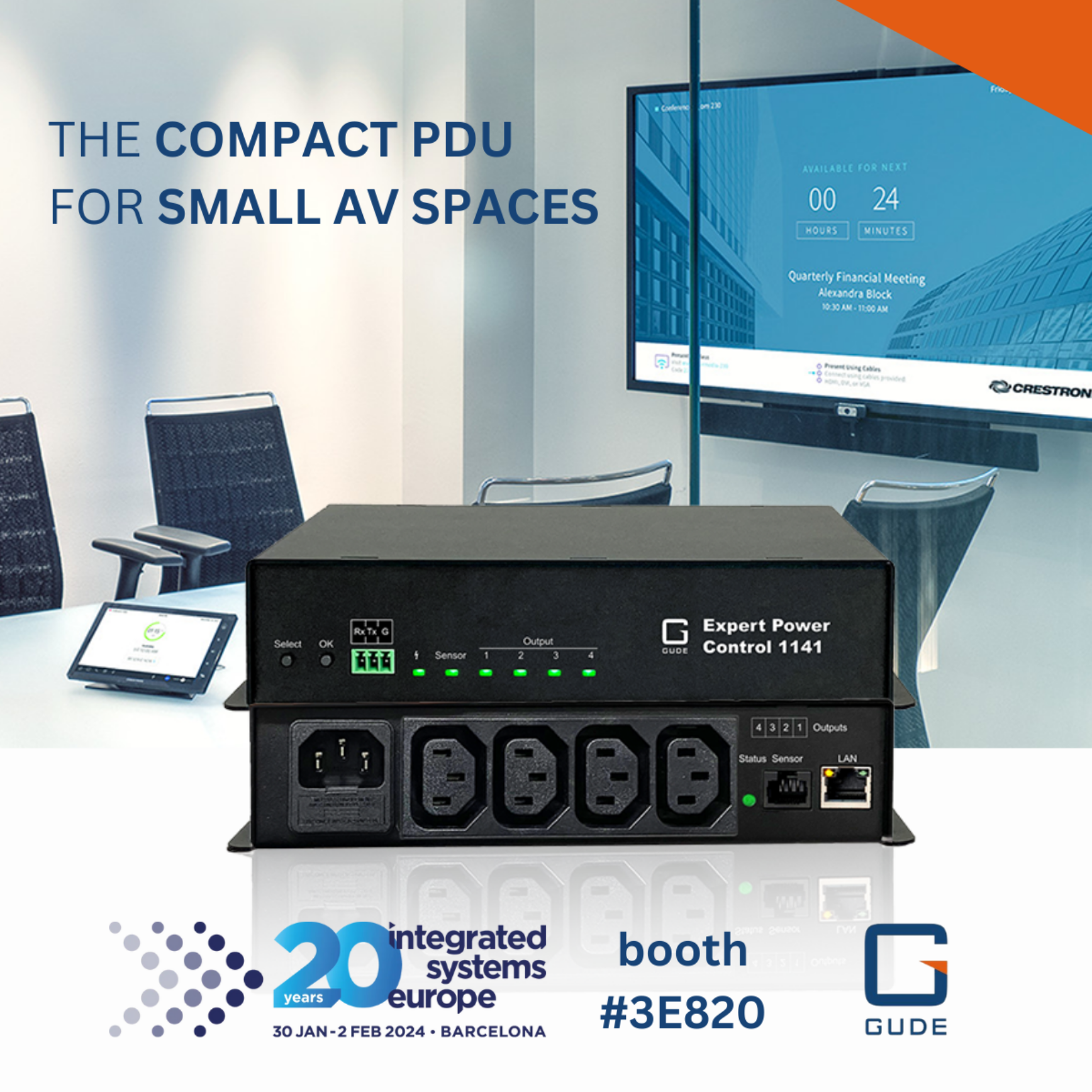 Size matters: GUDE IP Power solutions at ISE 2024 - GUDE Systems