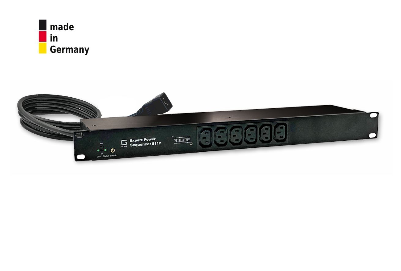 6-fach switched Power Sequencer IEC - GUDE Systems