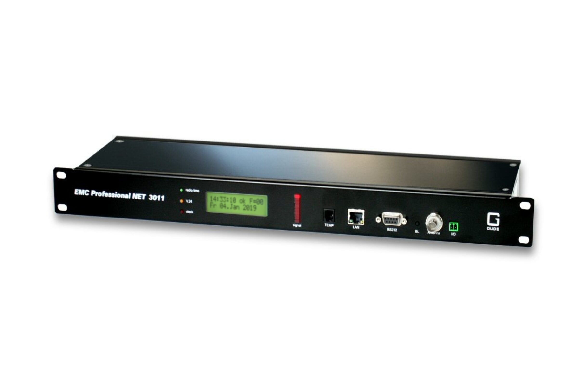19 inch time server with integrated radio clock - GUDE Systems