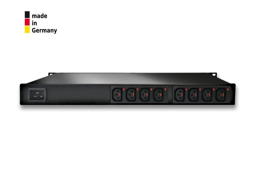 8-fold Switched and Metered PDU (Power Distribution Unit)
