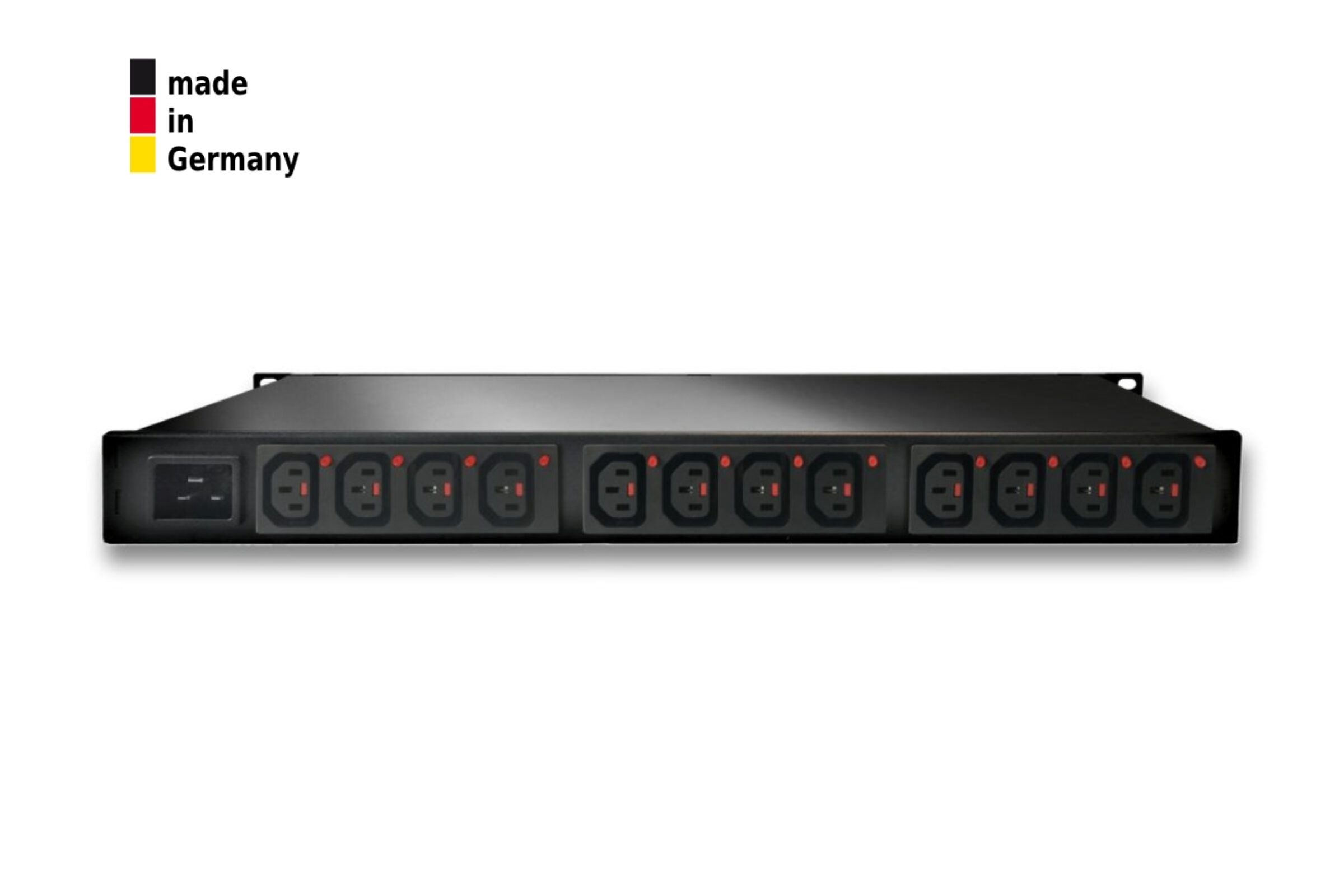 12-fold switched and metered PDU - GUDE Systems