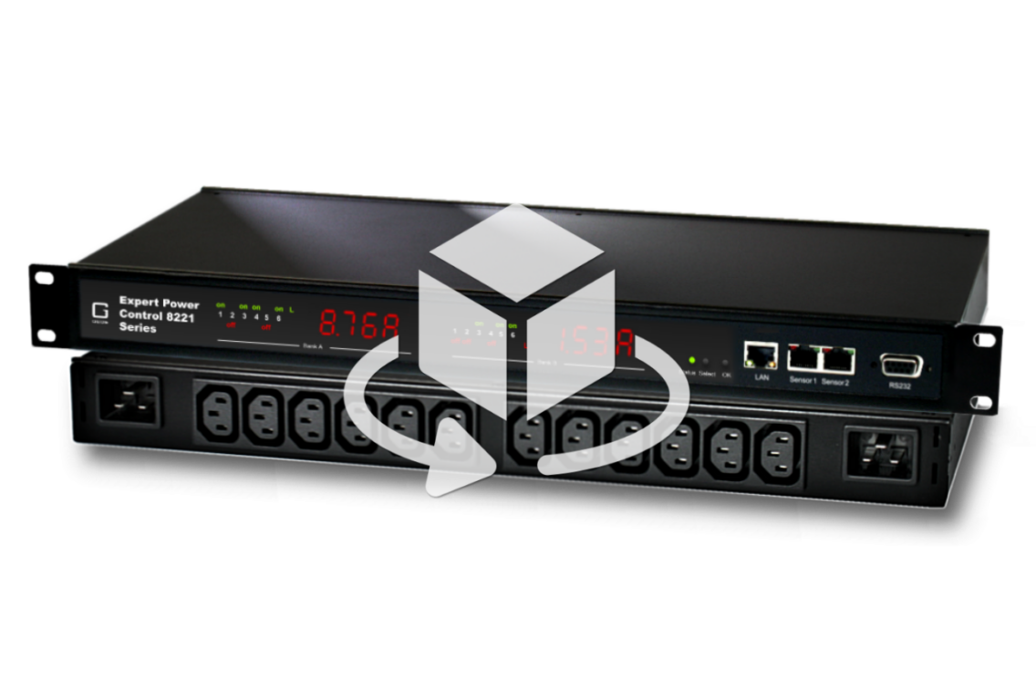 2x 6-fold switched and metered PDU - GUDE Systems