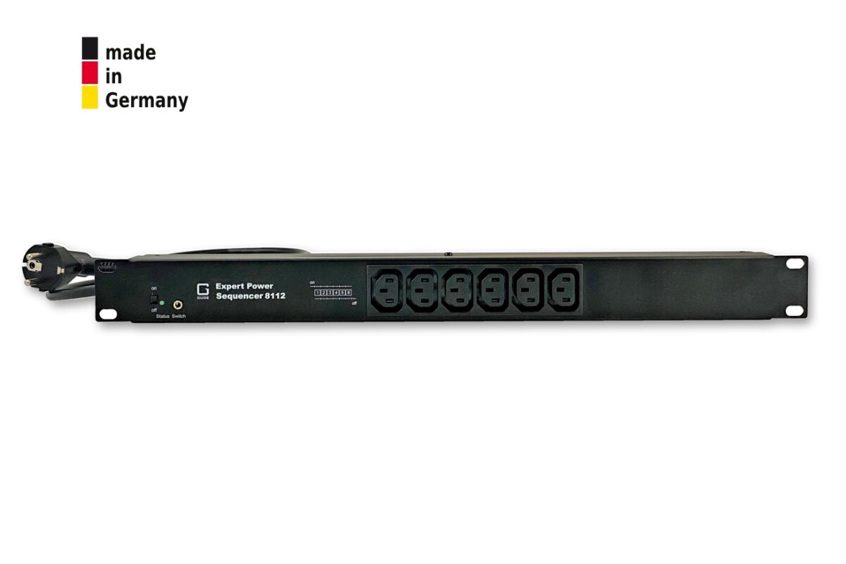 6-fach switched Power Sequencer IEC - GUDE Systems