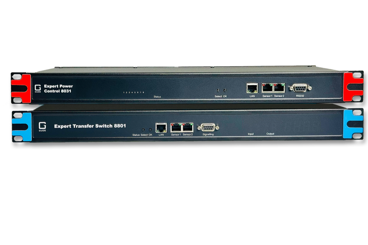 Front labels for 19-inch devices - GUDE Systems