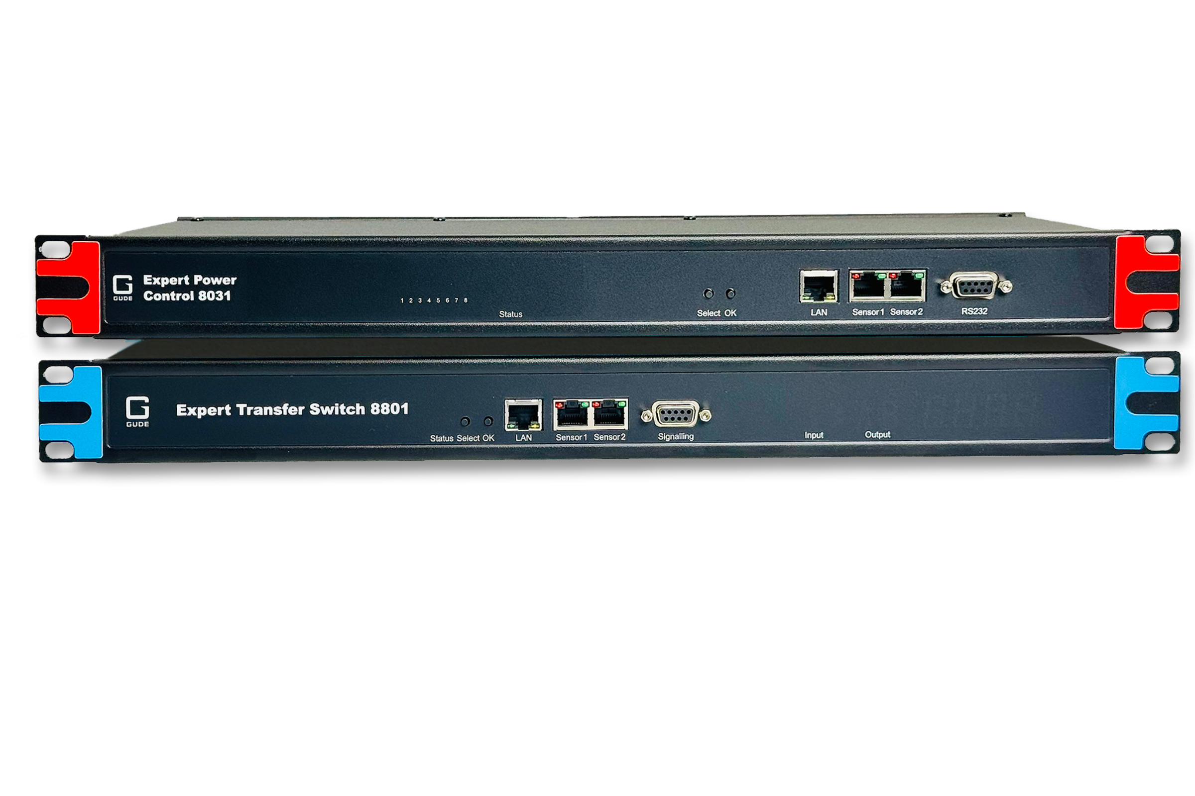 Front labels for 19-inch devices - GUDE Systems