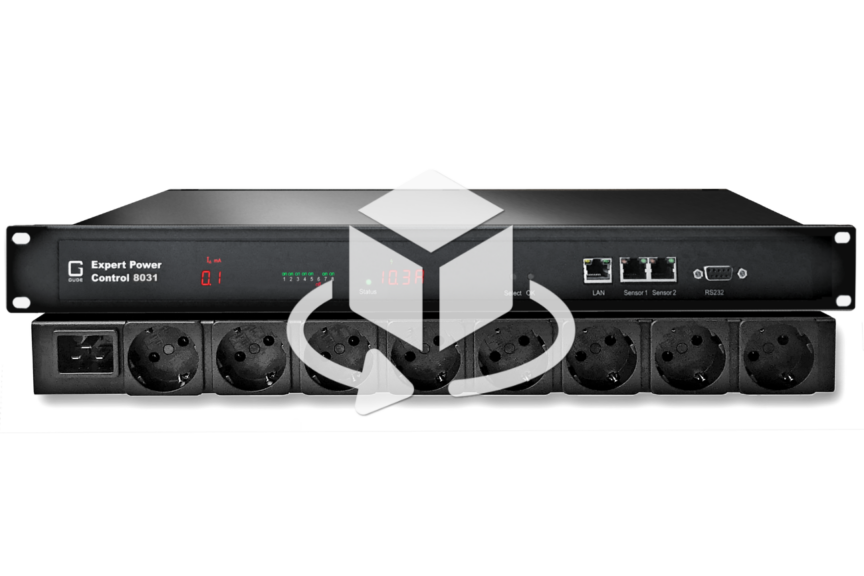 8-fold Switched and Metered PDU (Power Distribution Unit)